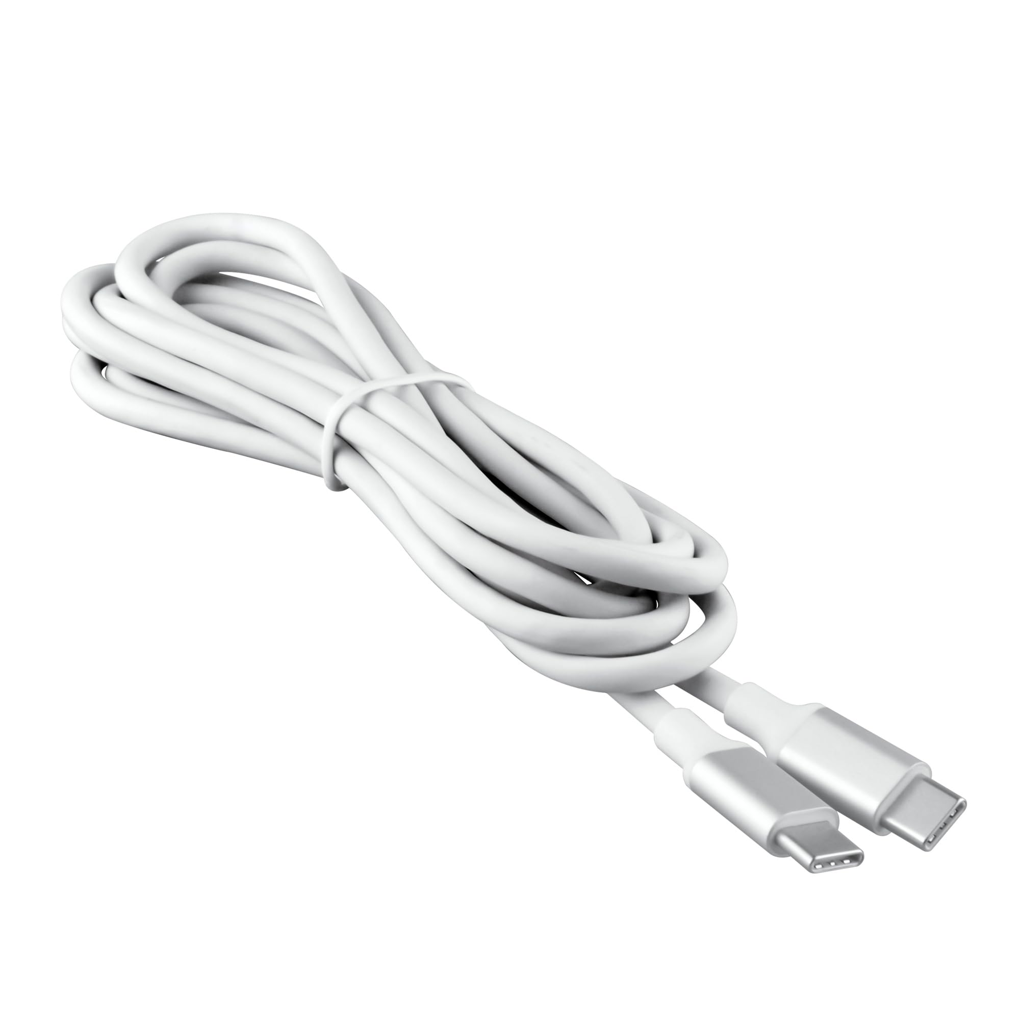 Digipartspower White 5ft 100W USB-C to USB-C Data Sync Power Adapter Charger Cord Cable Compatible with DELL Latitude 7275 7370 XPS 12 13 9333 9380