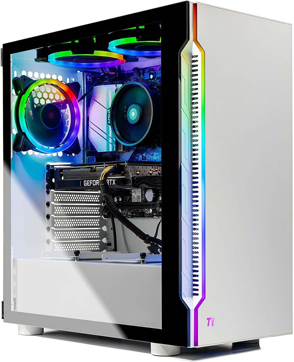 Skytech Gaming Archangel Gaming Computer PC Desktop with Sceptre 25" 165Hz 1ms Gaming Monitor