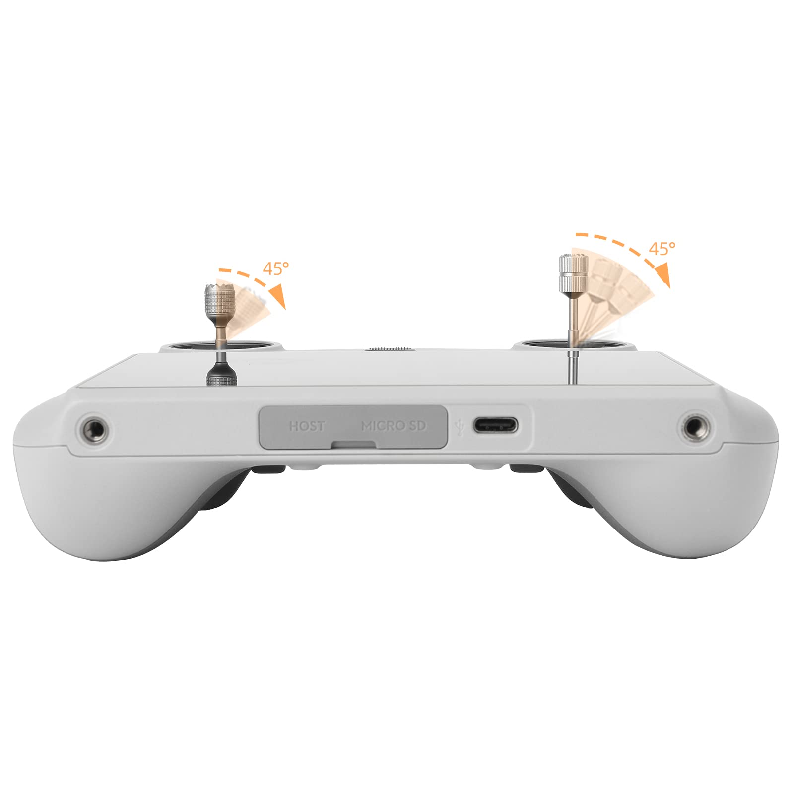 Remote Control Joystick Fit for DJI Mini 3 Pro,Aluminum Alloy Extended Mini 3 Pro RC Joystick Accessoreis (Gold)