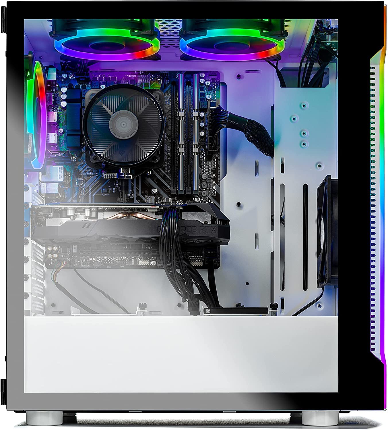 Skytech Gaming Archangel Gaming Computer PC Desktop with Sceptre 25" 165Hz 1ms Gaming Monitor