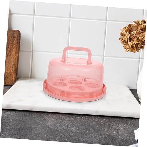EXQUIMEUBLE portable cake box cupcake carriers cake packing holders refrigerator stand egg container cake carrier with lid and handle muffin pan Portable cupcake containers cupcake Transporter