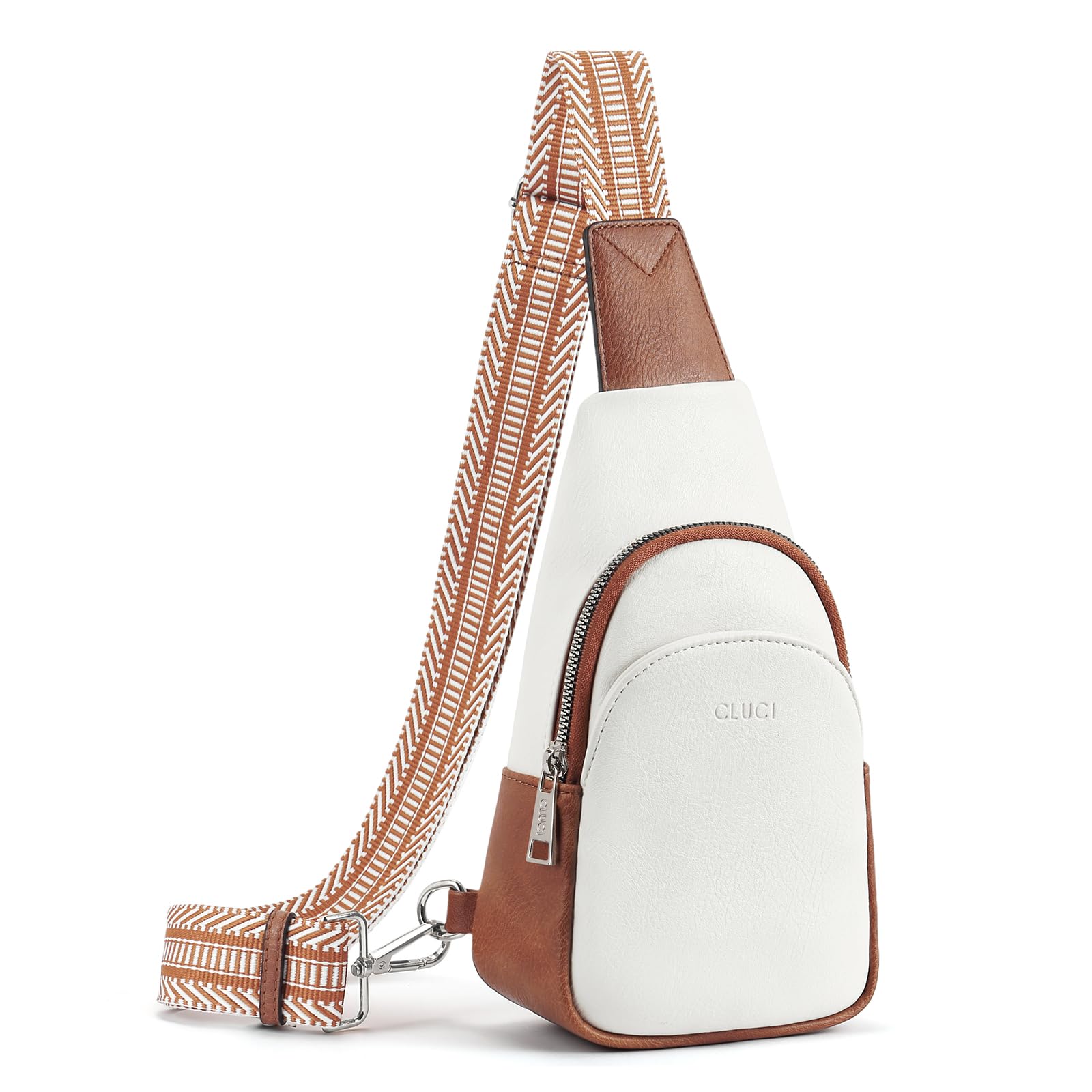 CLUCI Small Sling Bag Bundles with Laptop Tote Bag for women