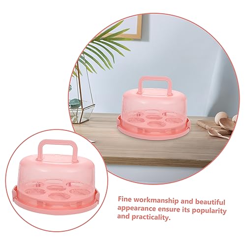 EXQUIMEUBLE portable cake box cupcake carriers cake packing holders refrigerator stand egg container cake carrier with lid and handle muffin pan Portable cupcake containers cupcake Transporter