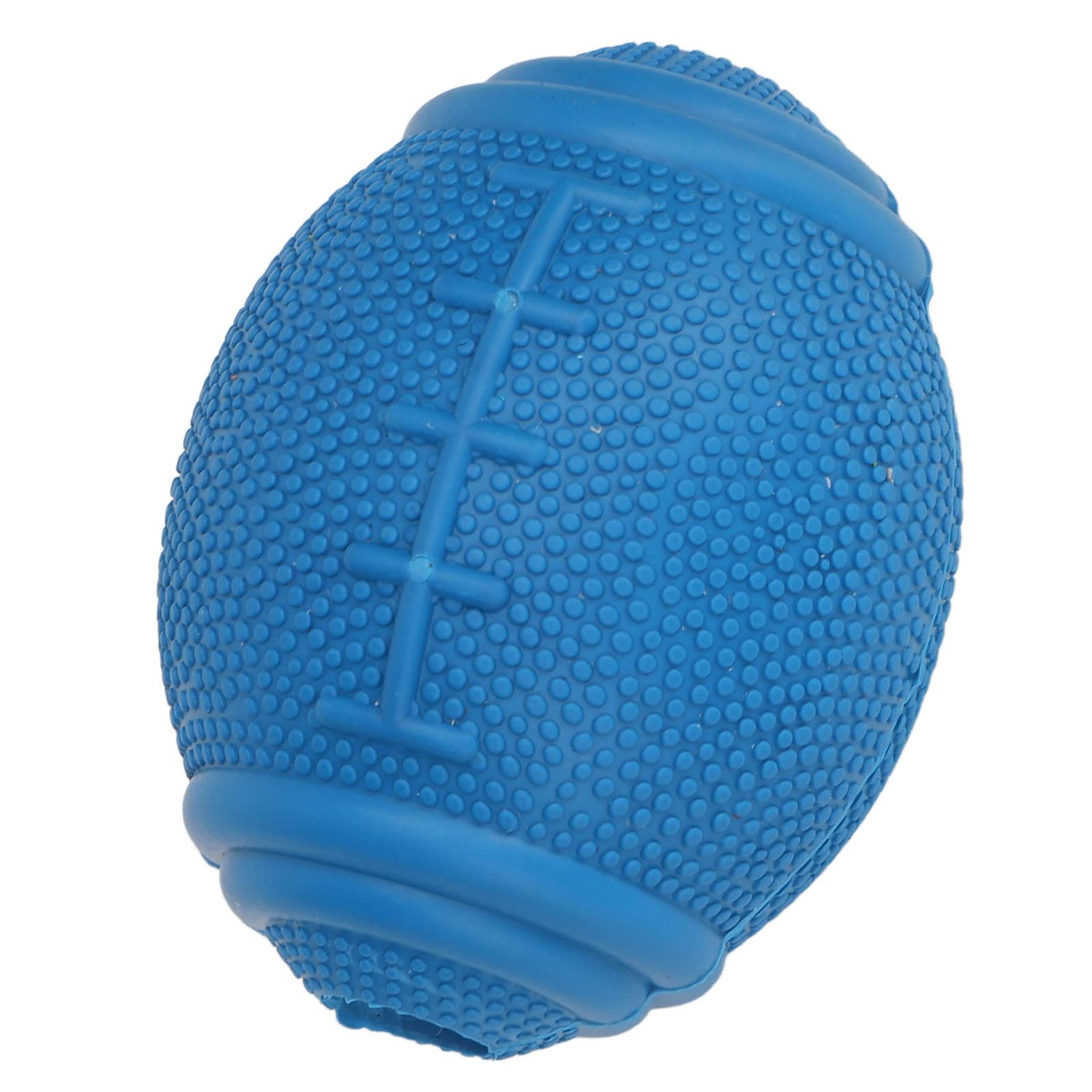Naroote Pet Chewing Toy Balls Interactive Rubber Teeth Clean Safe High Resilience Bite Resistant Outdoor Dog Rugby Toy