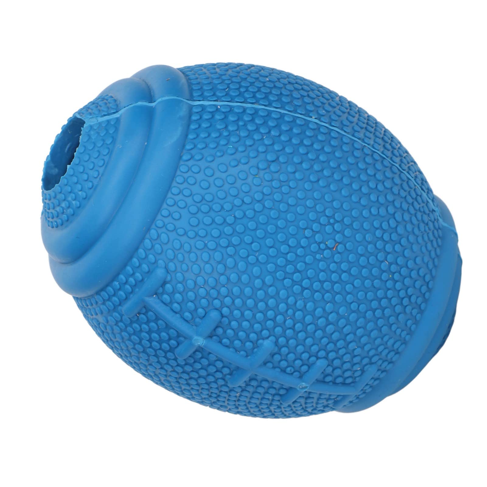 Naroote Pet Chewing Toy Balls Interactive Rubber Teeth Clean Safe High Resilience Bite Resistant Outdoor Dog Rugby Toy
