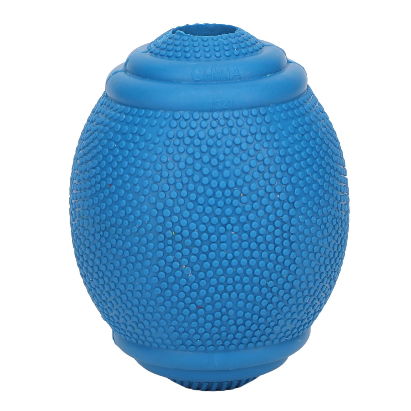 Naroote Pet Chewing Toy Balls Interactive Rubber Teeth Clean Safe High Resilience Bite Resistant Outdoor Dog Rugby Toy