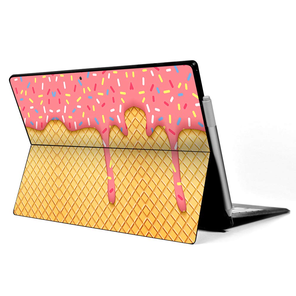IT'S A SKIN Microsoft Surface Pro 6 (fits Most Older Models) Decal Vinyl Wrap | Ice Cream Cone Pink Sprinkles