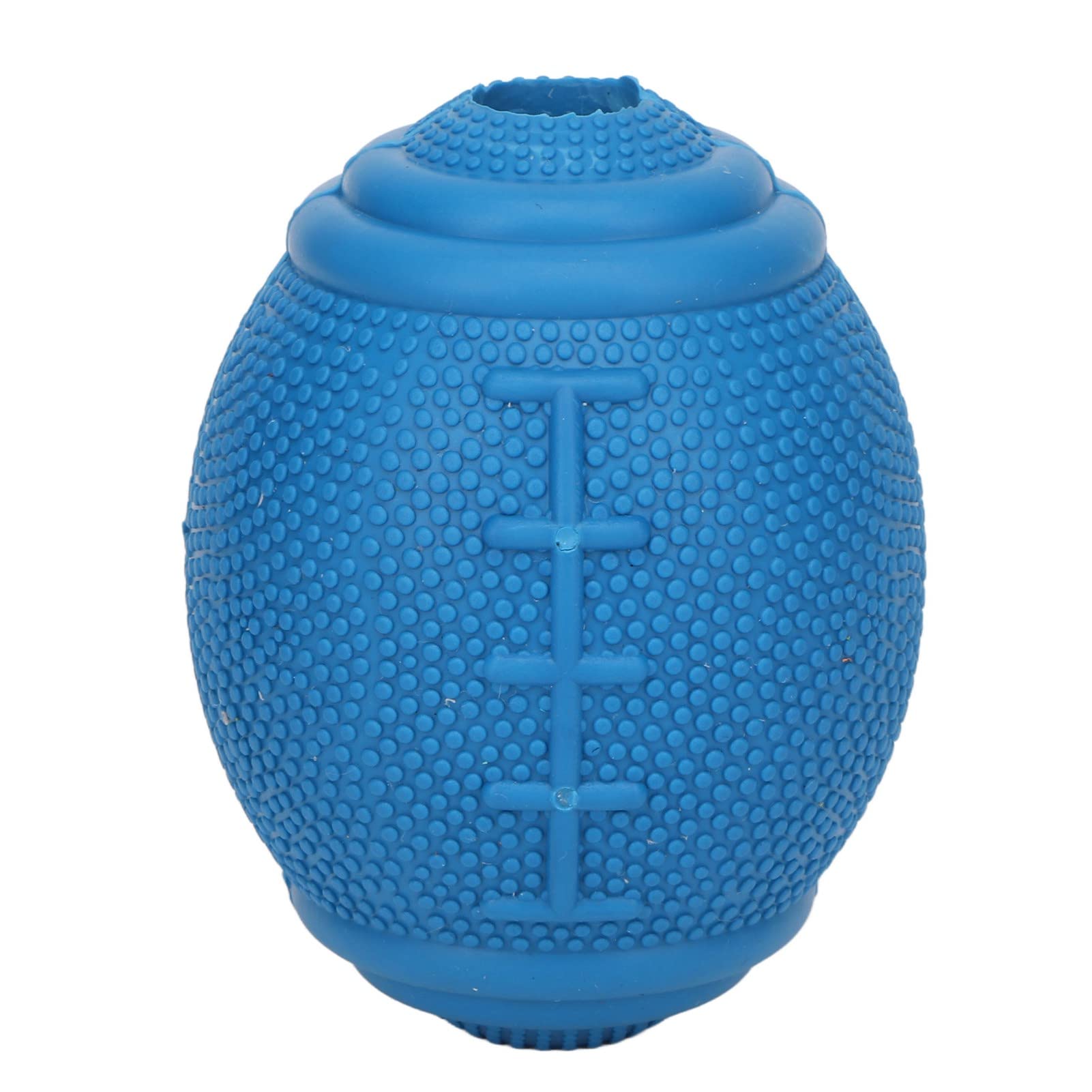 Naroote Pet Chewing Toy Balls Interactive Rubber Teeth Clean Safe High Resilience Bite Resistant Outdoor Dog Rugby Toy