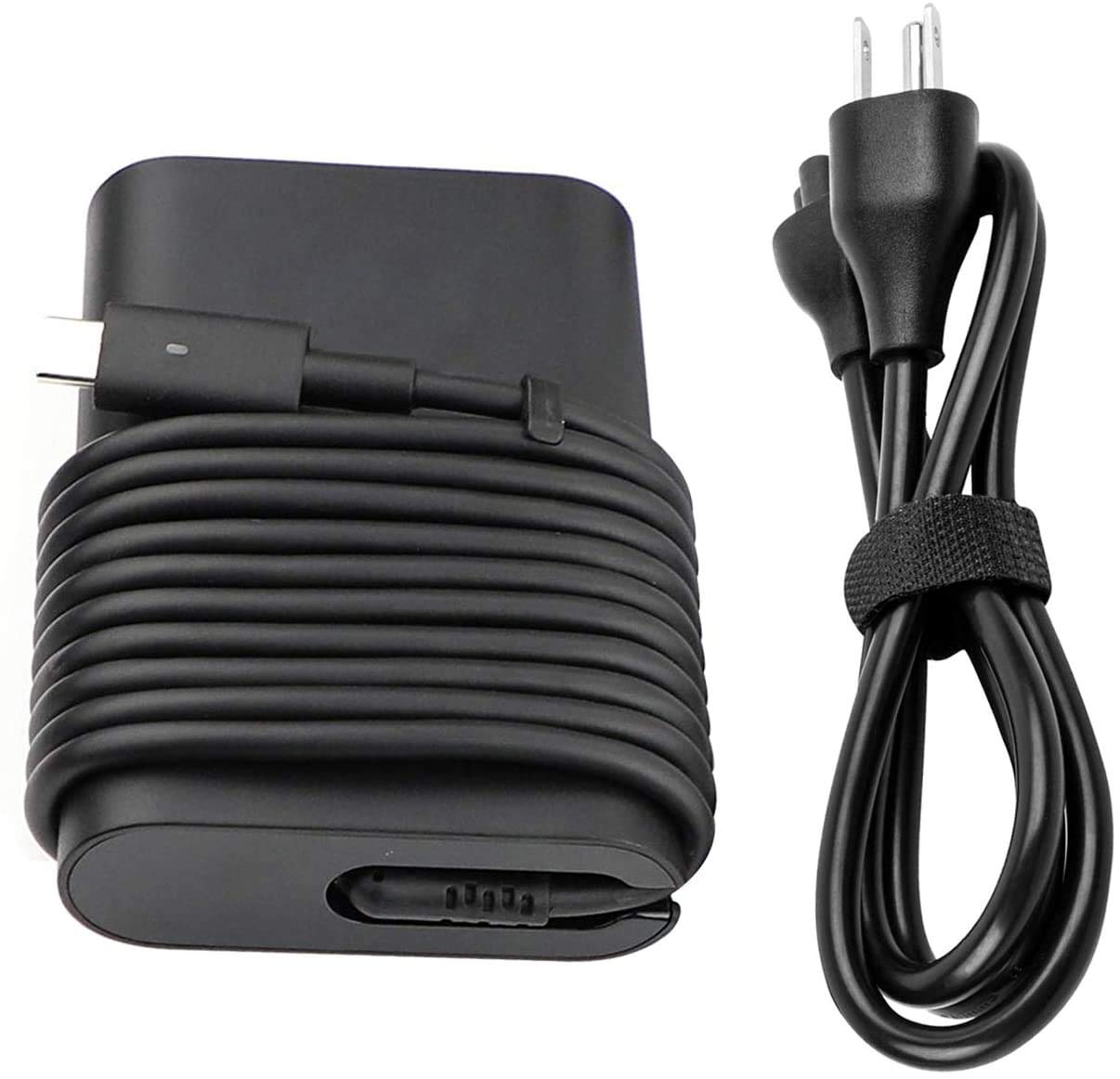 New 65W Type C AC Charger Adapter Cord for Dell LA65NM170, DA30NM150, LA45NM150, 02YKOF, Dell XPS 12 9250, Dell Latitude 11 5175 5179, Latitude 13 7370 7390 2-in-1, Latitude 14 5490 7490 Laptop