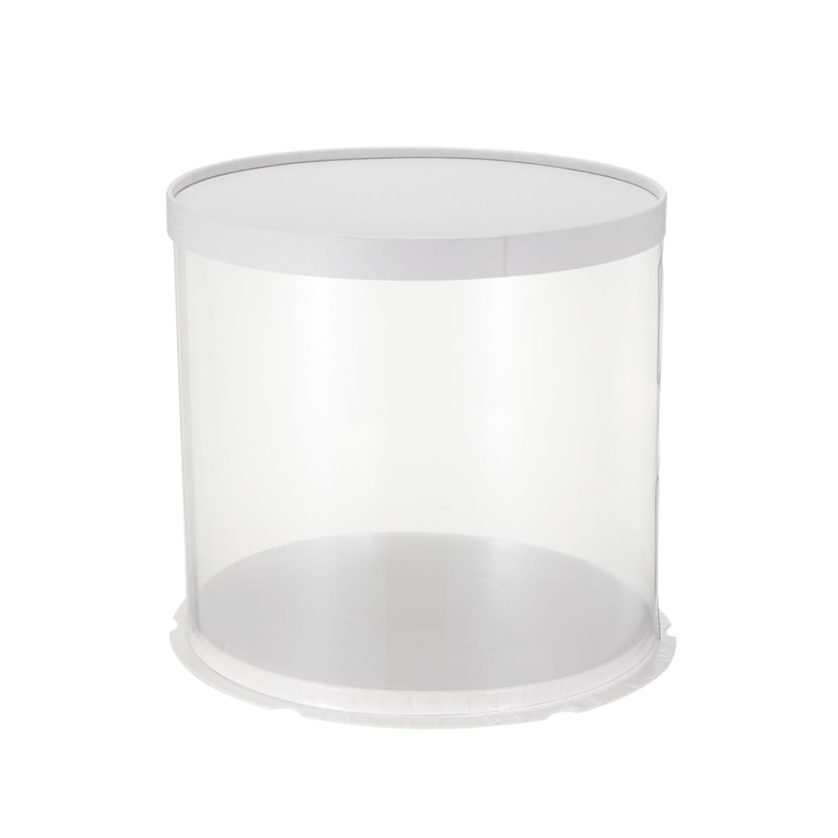 Mobestech 2pcs Box Paperboard and Material Cake Packaging Boxes Round Design for Home Shop and Events