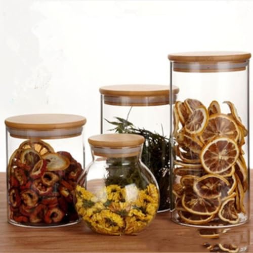 KEOU The Kitchen Stores Straight Cylinders and Glass-Sealed Jars