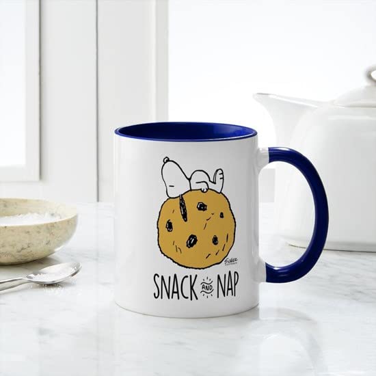 CafePress Snoopy Black And White Ceramic Coffee Mug, Tea Cup 11 oz
