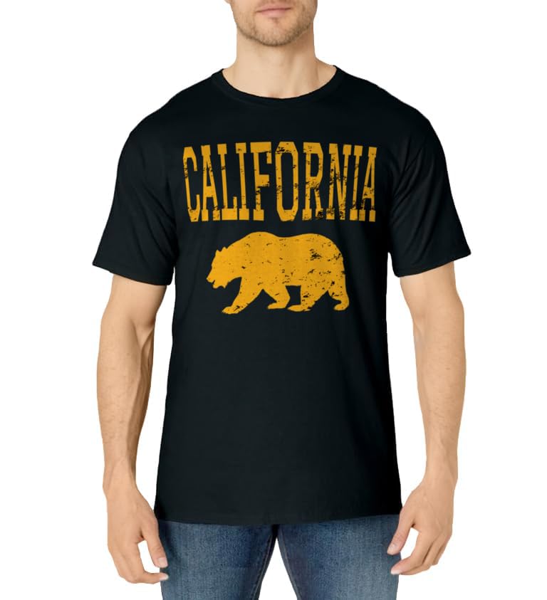 Distressed California Golden Bear T-Shirt