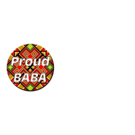 CafePress Proud BABA Mug Ceramic Coffee Mug, Tea Cup 11 oz