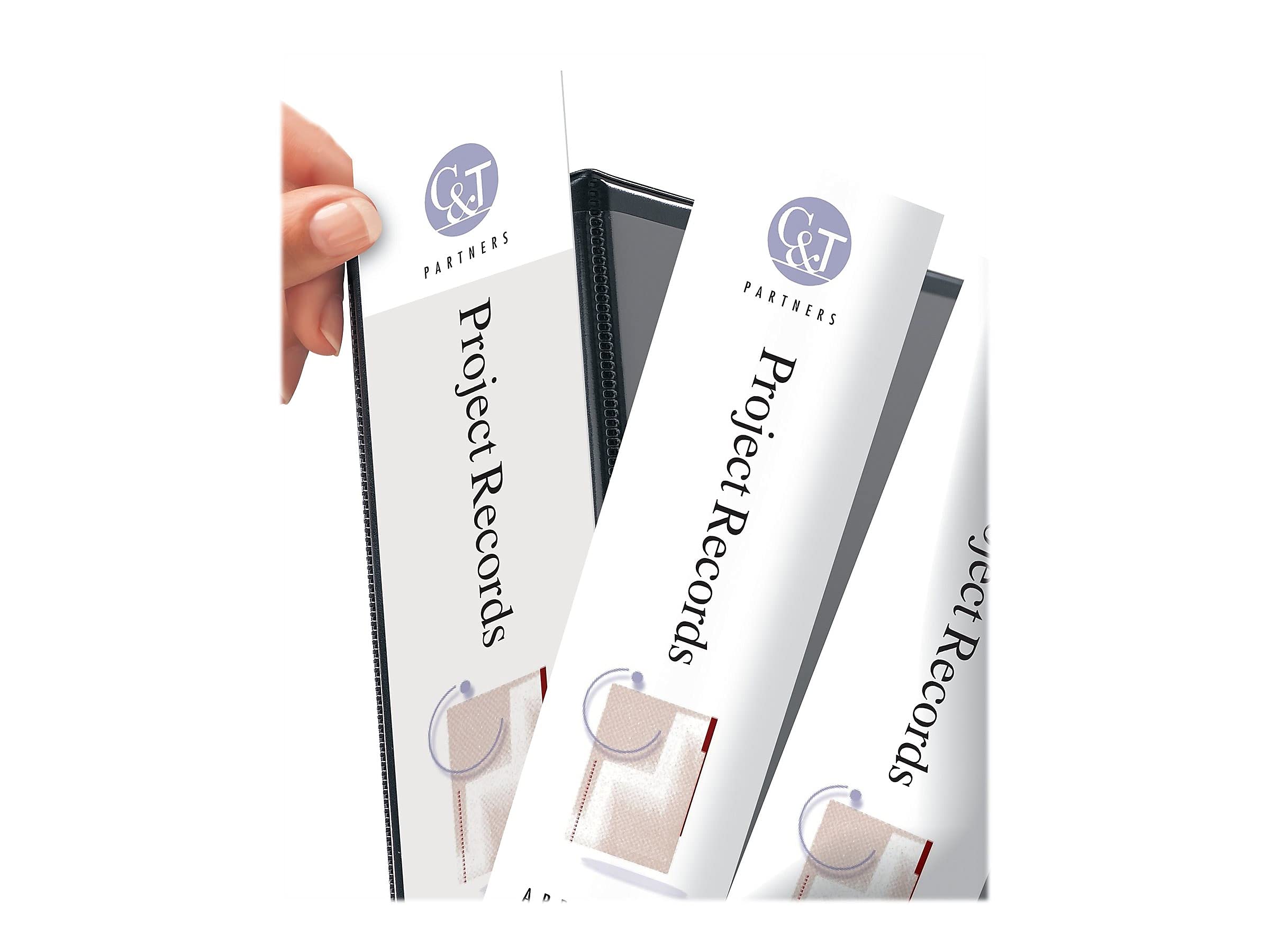 Avery 3-Inch Binder Spine Inserts, Laser/Inkjet, White, 15 Inserts/Pack (89109)