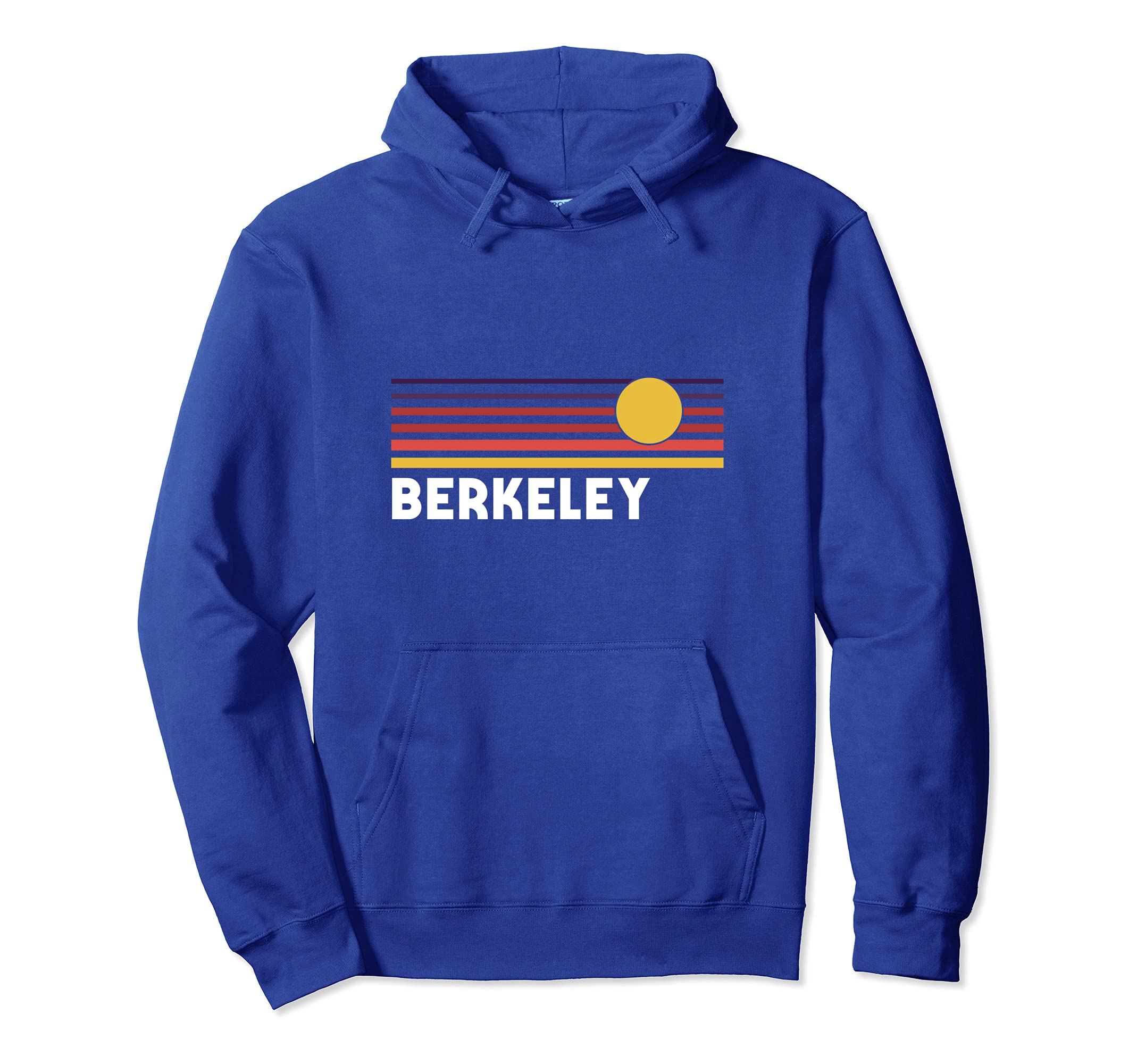 Berkeley California Retro Vintage Style Sunset Souvenir Pullover Hoodie