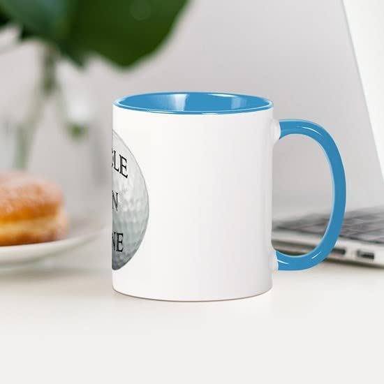 CafePress HOLE IN ONE! Golf Mug Ceramic Coffee Mug, Tea Cup 11 oz