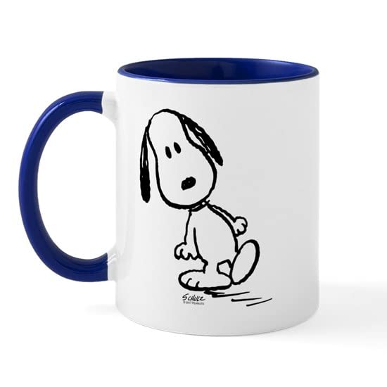 CafePress Peanuts Snoopy Mugs Ceramic Coffee Mug, Tea Cup 11 oz