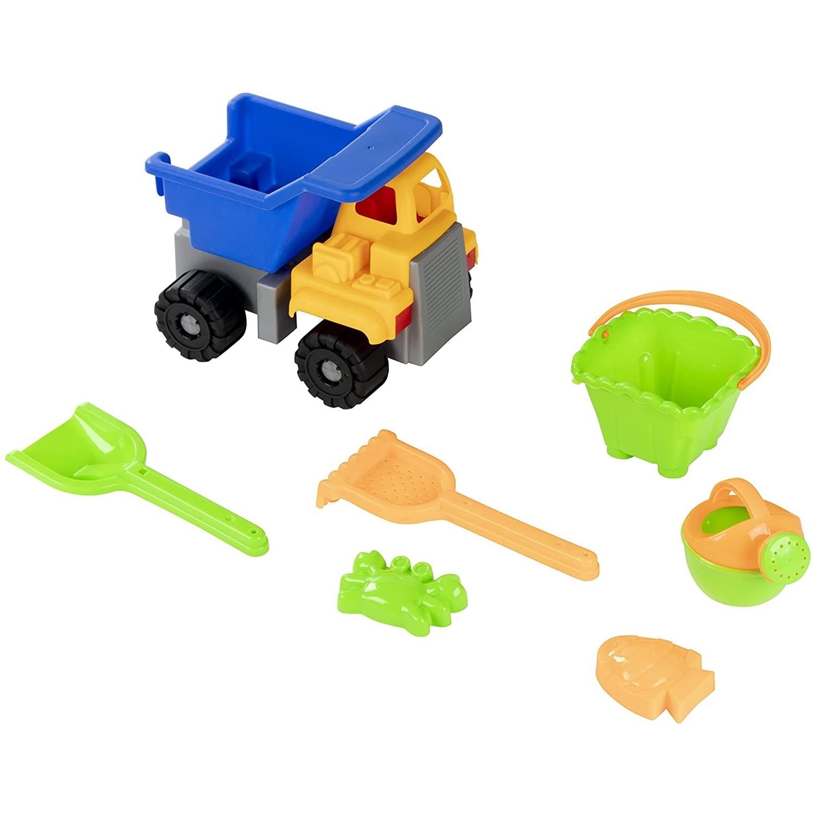 BLUE PANDA Sand Castle Toys for Kids (7 Pieces)