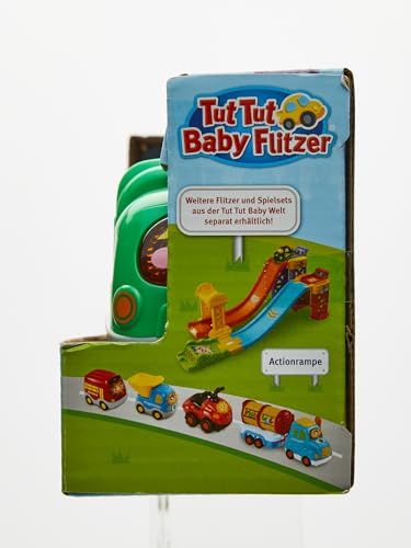 VTech Baby 80-187764 TUT Speedster Rubbish Truck and 2 Wheelie Bins Green
