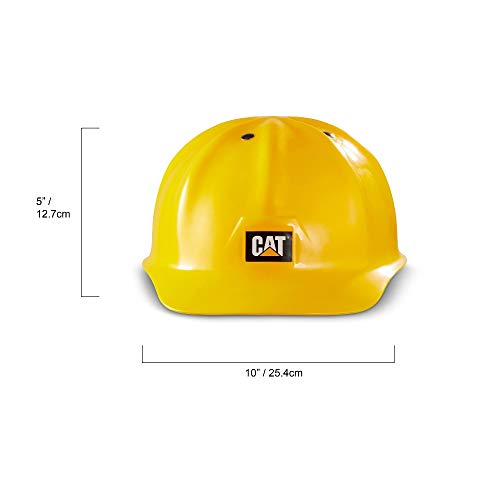 CAT Construction Toys, Dump Truck Set with CAT Hard Hat and Sand Tools, Outdoor Toys for Kids Ages 3+