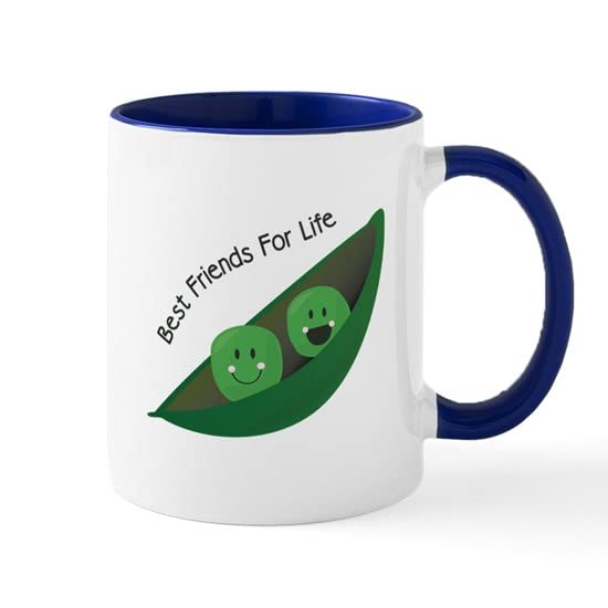 CafePress Best Friend Peas Mugs Ceramic Coffee Mug, Tea Cup 11 oz