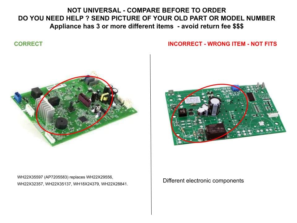 GLOB PRO SOLUTIONS WH22X32357 CKD3962 Control Board