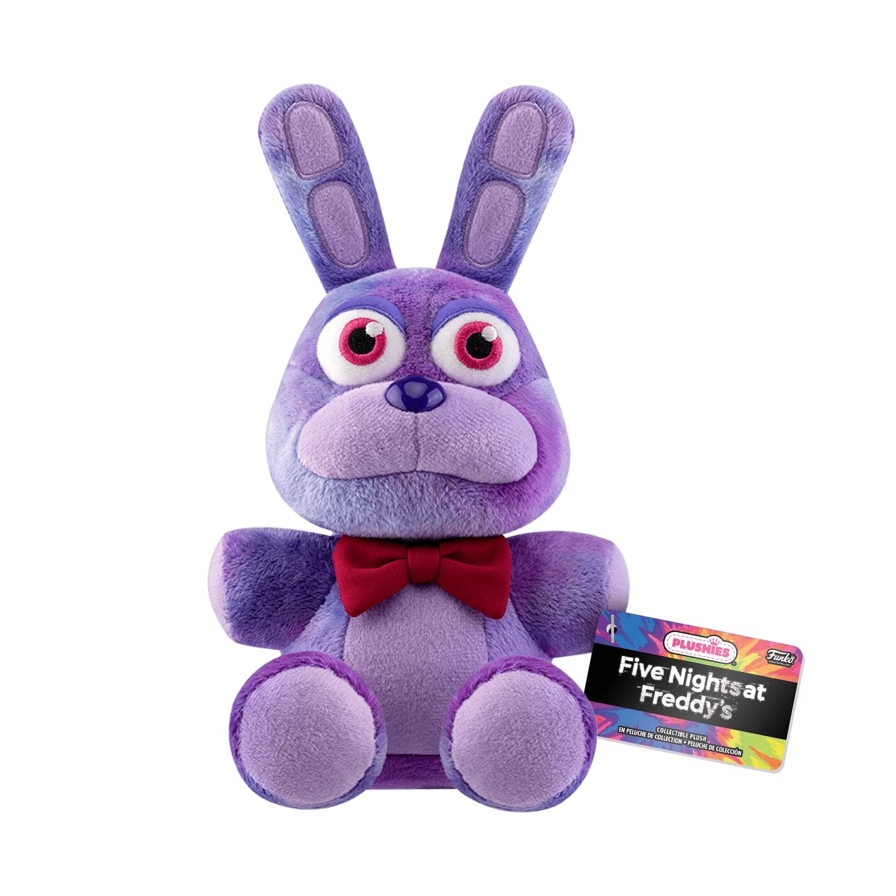 Funko Plush! FNAF Tie-Dye Set of 5 - Freddy, Bonnie, Chica, Foxy and Funtine Foxy