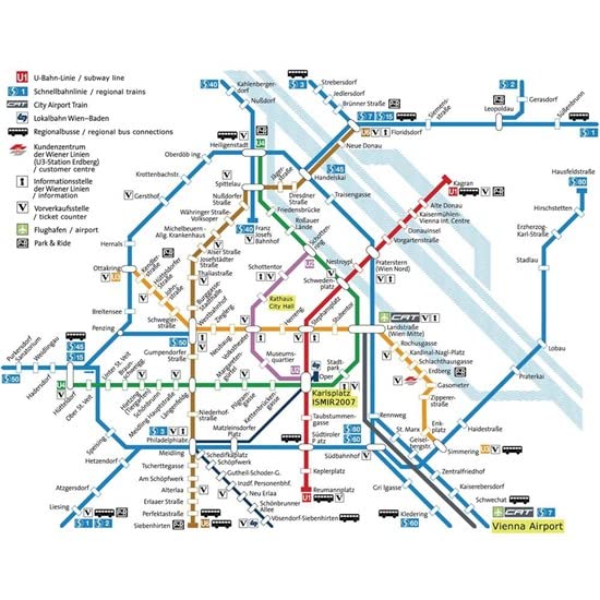 CafePress Vienna Metro Map Mug Ceramic Coffee Mug, Tea Cup 11 oz