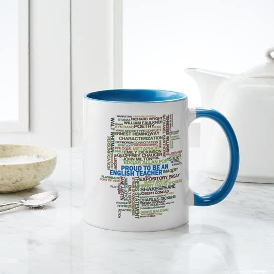 CafePress Proud English Teacher Mug Ceramic Coffee Mug, Tea Cup 11 oz