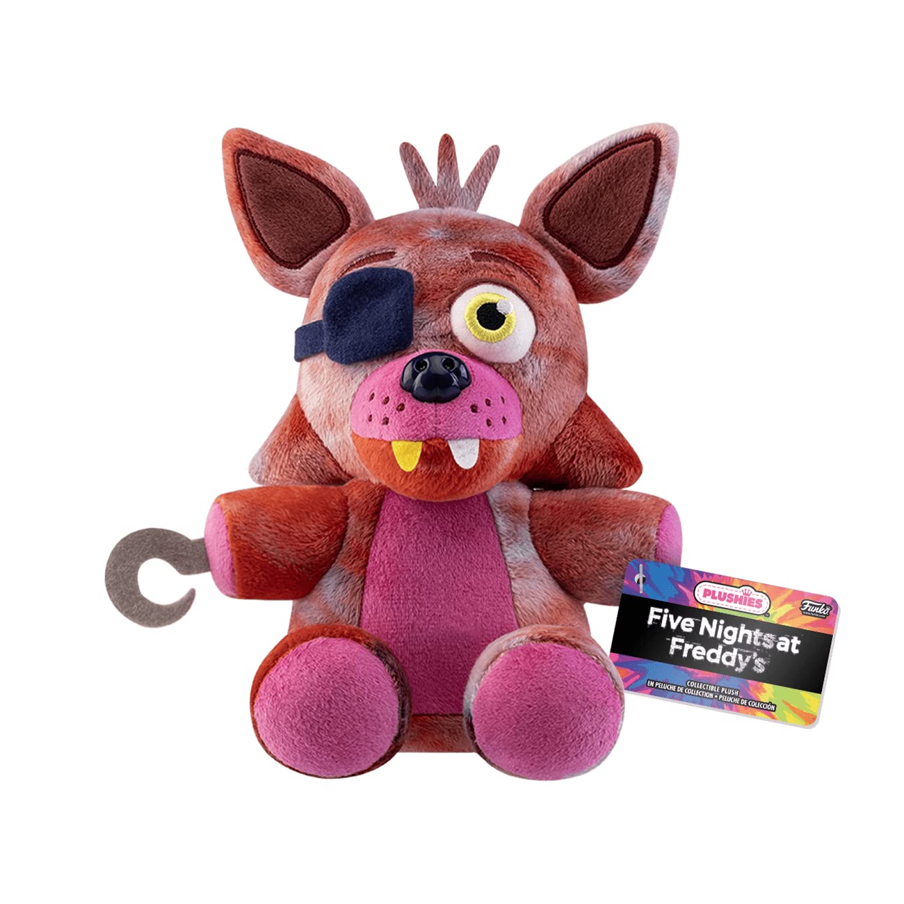 Funko Plush! FNAF Tie-Dye Set of 5 - Freddy, Bonnie, Chica, Foxy and Funtine Foxy