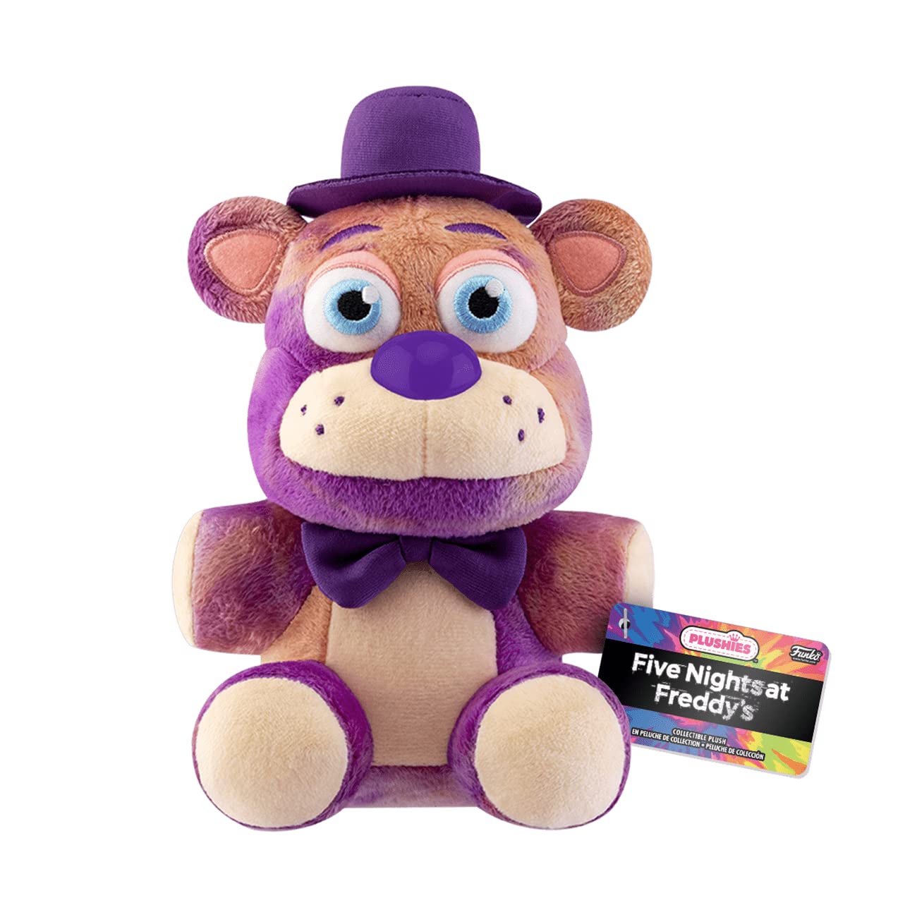 Funko Plush! FNAF Tie-Dye Set of 5 - Freddy, Bonnie, Chica, Foxy and Funtine Foxy