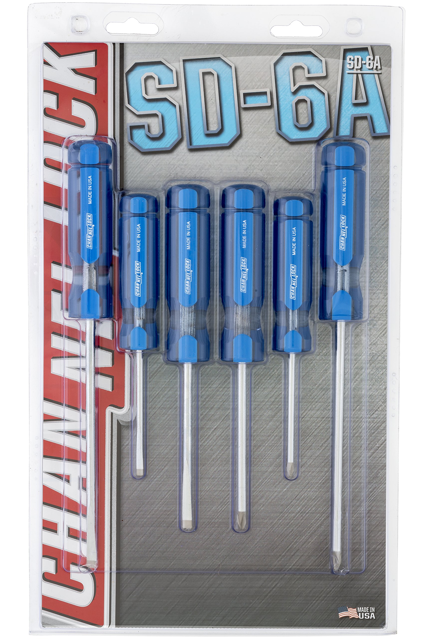 Channellock SD-6A Screwdriver Set , Blue