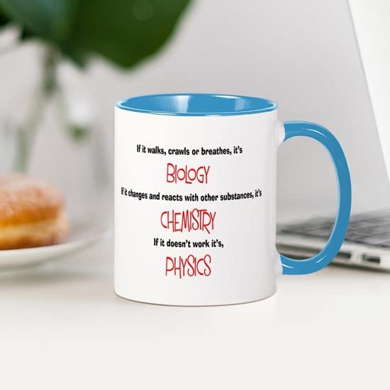 CafePress Funny PHYSICS 1 Mugs Ceramic Coffee Mug, Tea Cup 11 oz