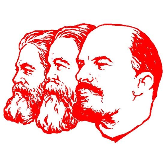 CafePress Marx, Engels & Lenin Mug Ceramic Coffee Mug, Tea Cup 11 oz