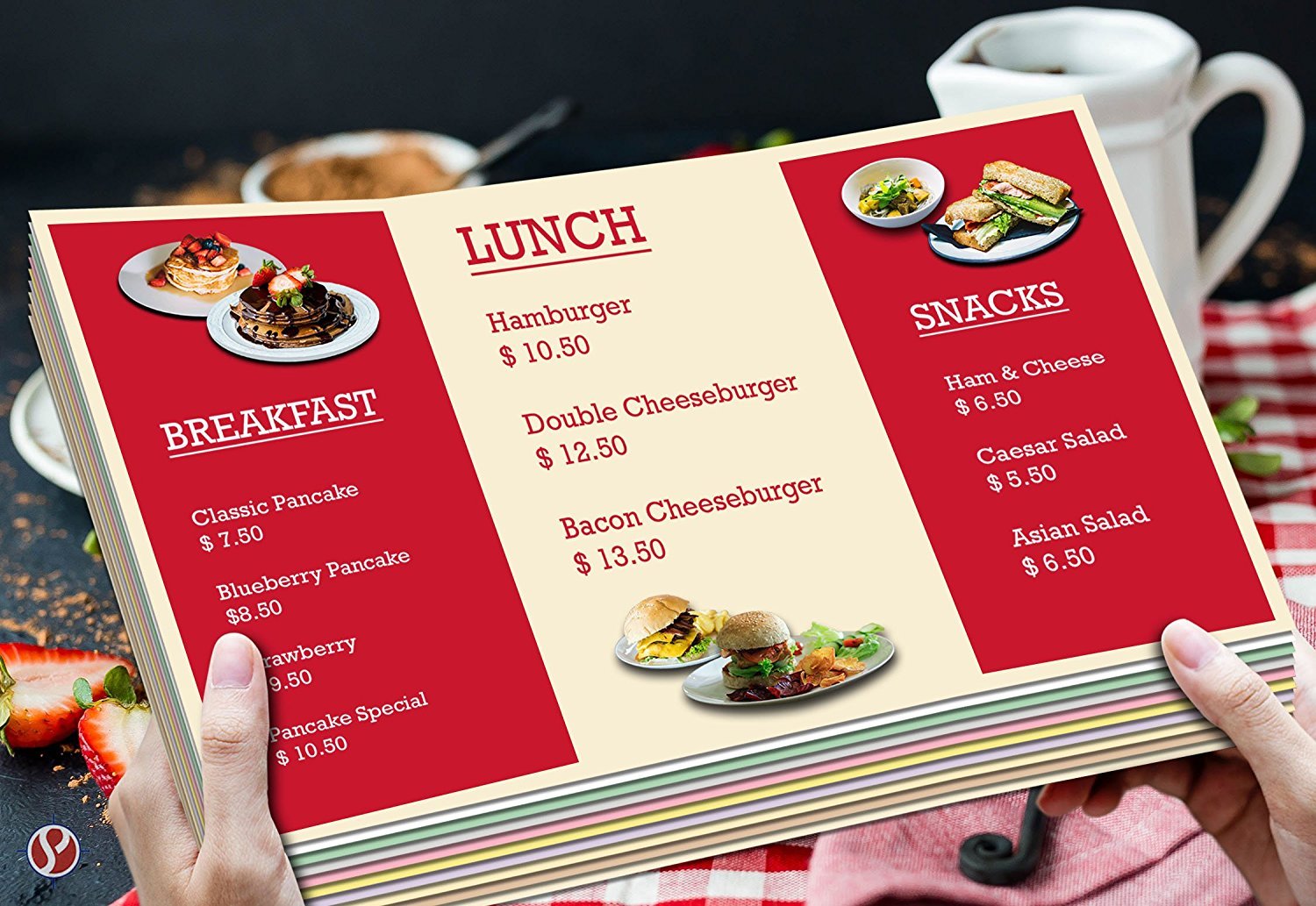 Pastel Green Menu Legal Size 8.5 x 14 Inches 67 Vellum Bristol Lightweight Card Stock Paper Cover | 1 Ream of 250 Sheets Per Pack
