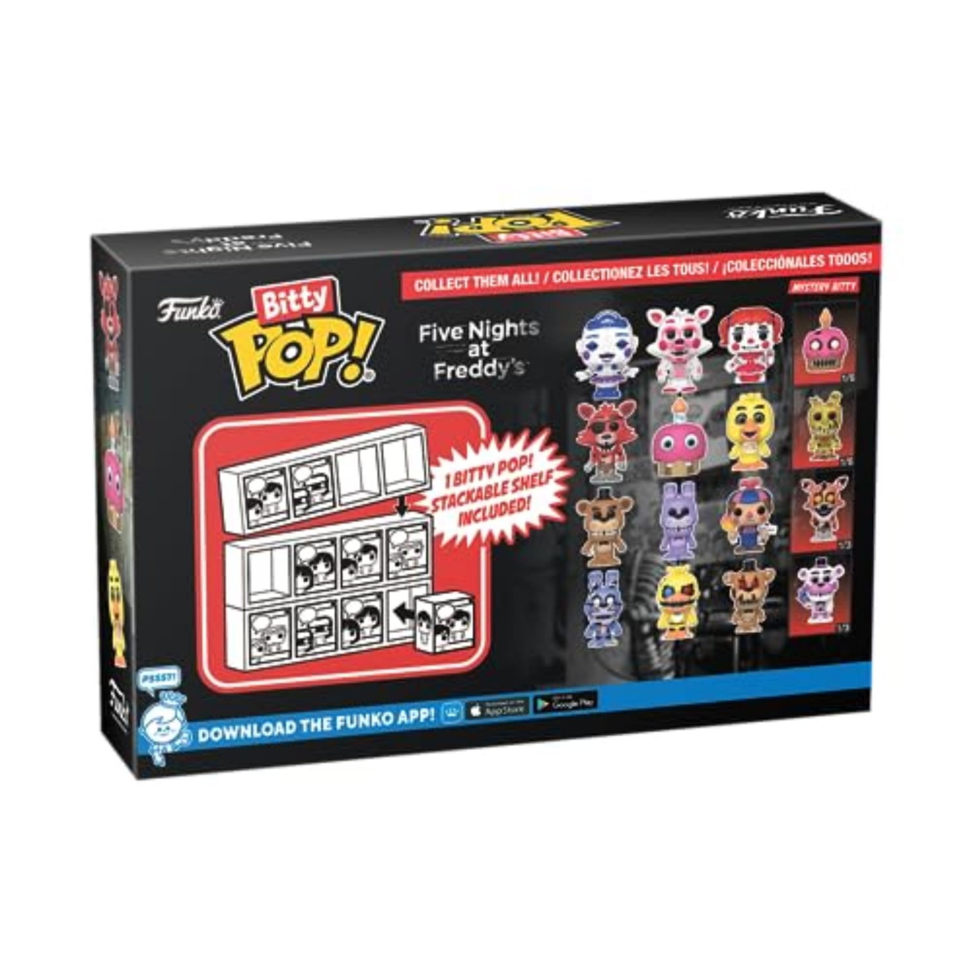 Funko Bitty POP! Five Nights at Freddy's (FNAF)- Foxy and A Surprise Mystery Mini Figure - 0.9 Inch (2.2 Cm) Collectable - Gift Idea - Cake Topper