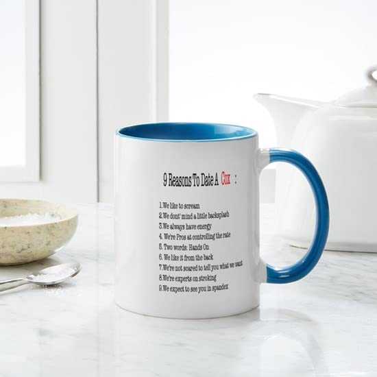 CafePress Reasons To Date A Cox Mugs Ceramic Coffee Mug, Tea Cup 11 oz