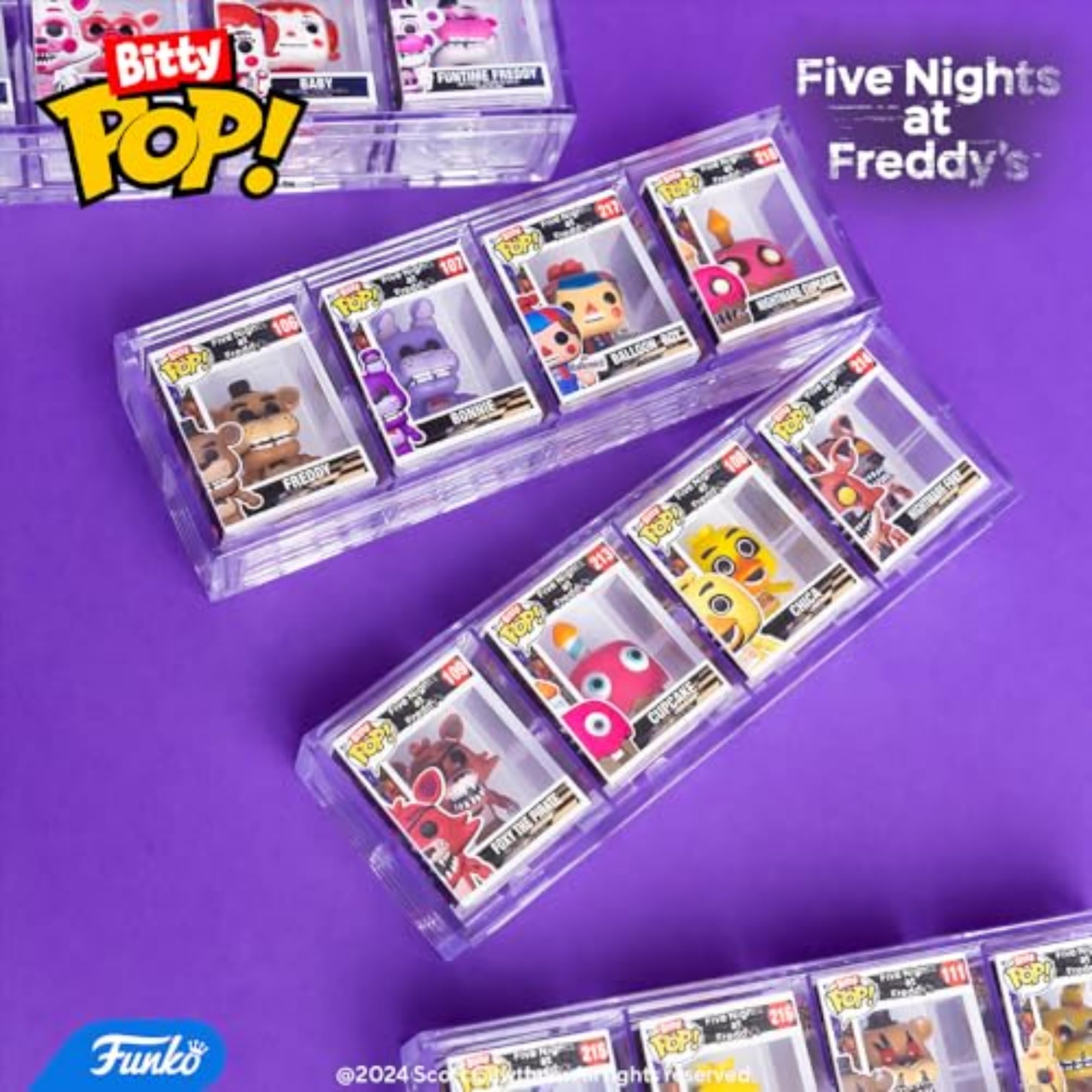 Funko Bitty POP! Five Nights at Freddy's (FNAF)- Foxy and A Surprise Mystery Mini Figure - 0.9 Inch (2.2 Cm) Collectable - Gift Idea - Cake Topper