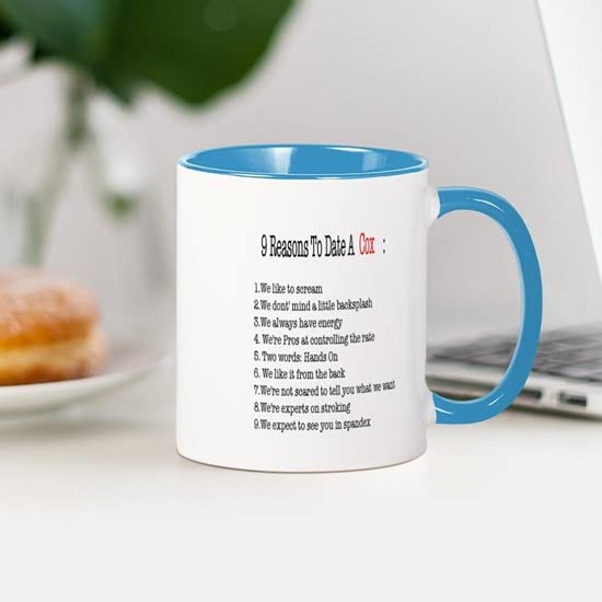 CafePress Reasons To Date A Cox Mugs Ceramic Coffee Mug, Tea Cup 11 oz