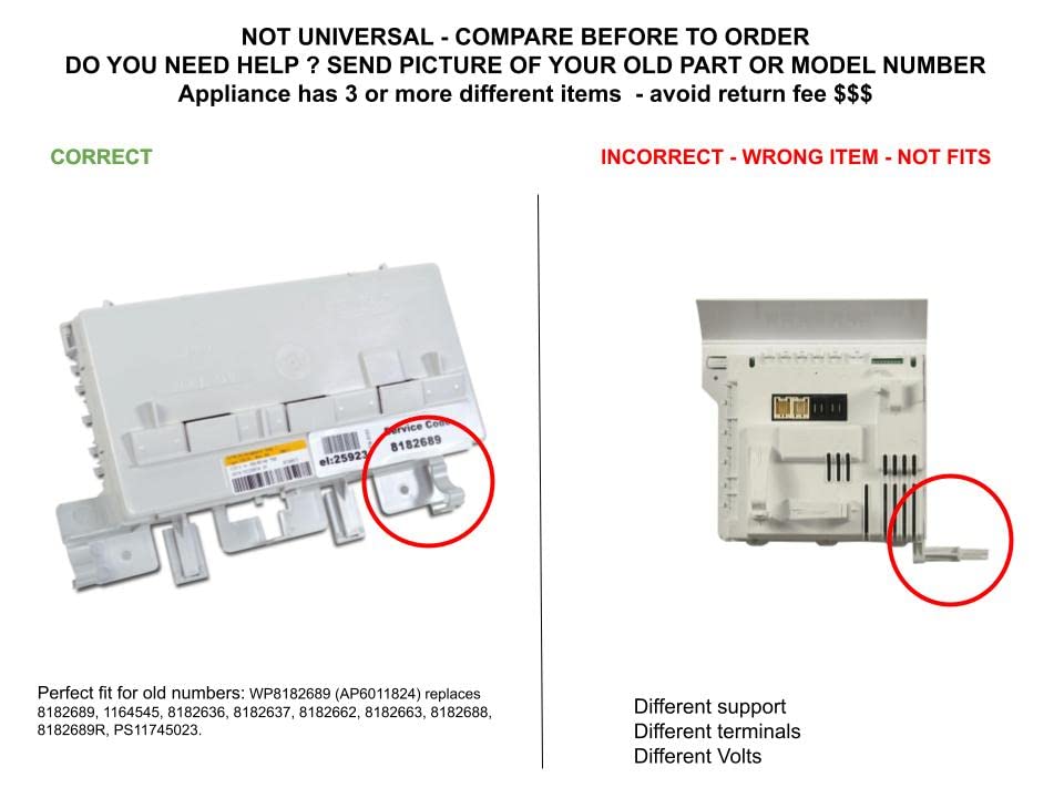 GLOB PRO SOLUTIONS WP8182689 CKD3360 Main Control Board