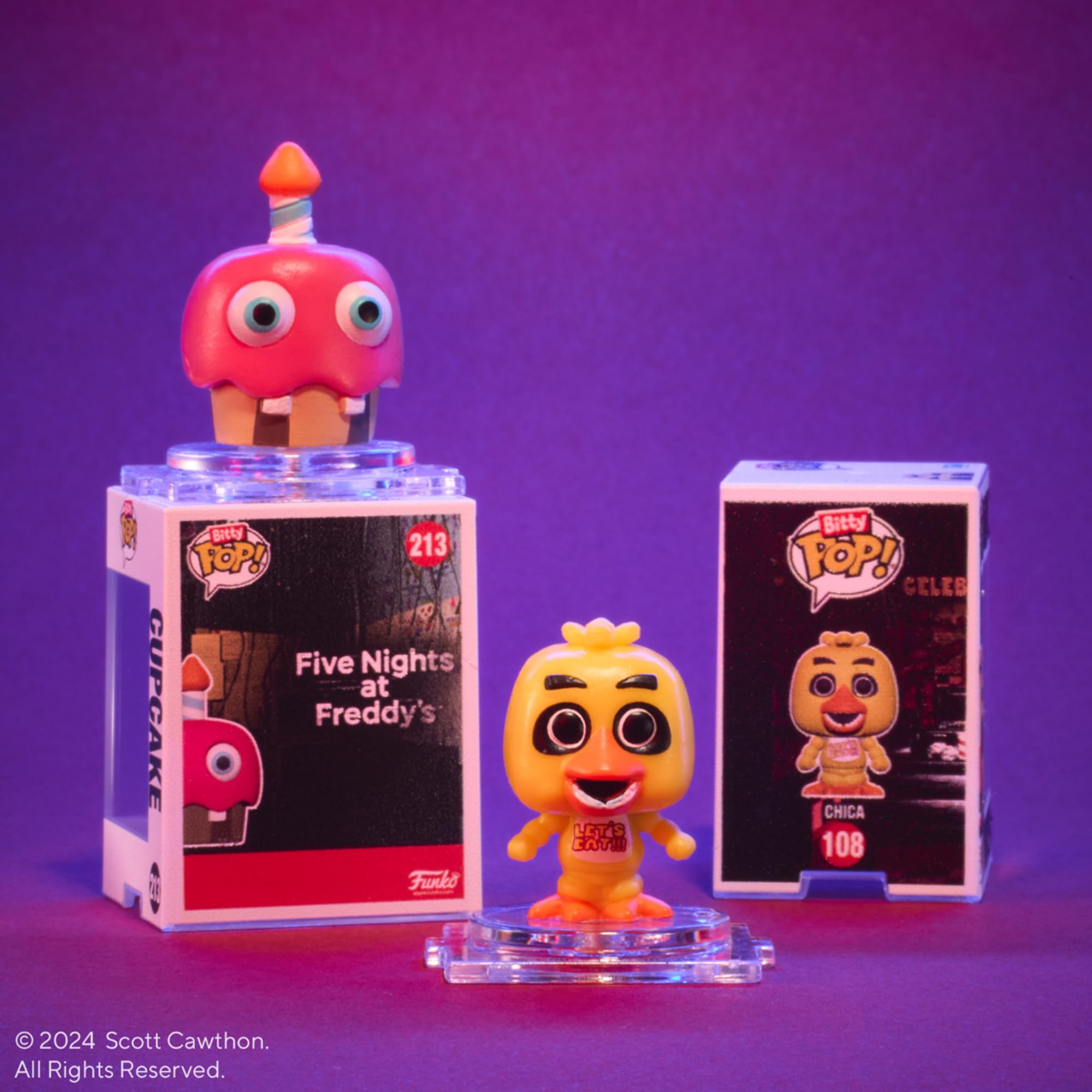 Funko Bitty POP! Five Nights at Freddy's (FNAF)- Foxy and A Surprise Mystery Mini Figure - 0.9 Inch (2.2 Cm) Collectable - Gift Idea - Cake Topper