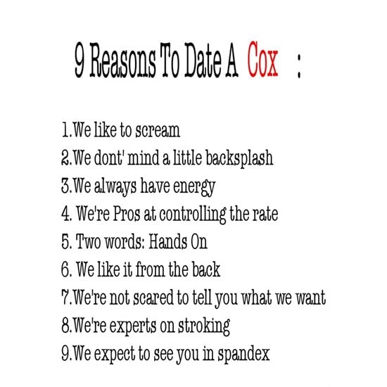 CafePress Reasons To Date A Cox Mugs Ceramic Coffee Mug, Tea Cup 11 oz