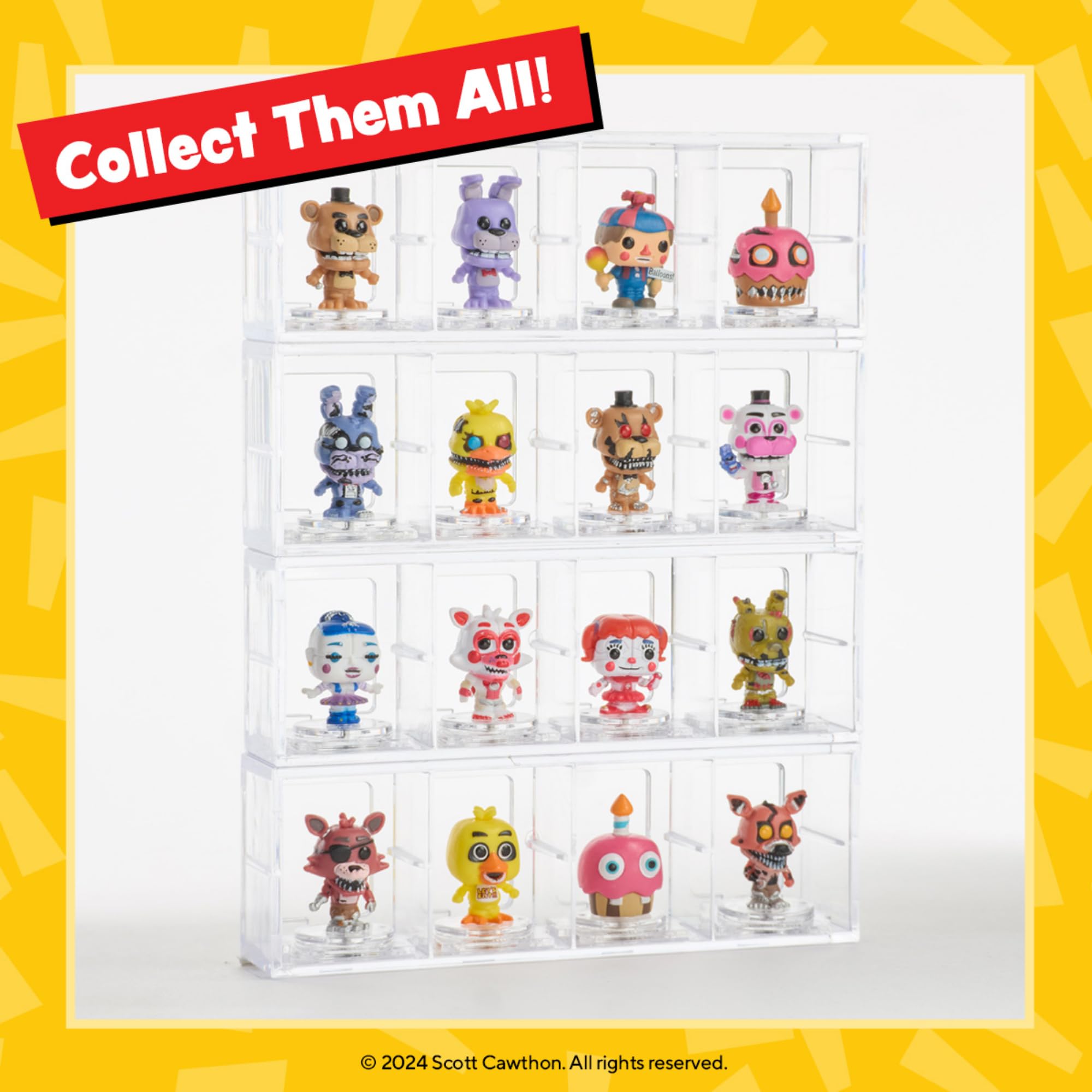 Funko Bitty POP! Five Nights at Freddy's (FNAF)- Foxy and A Surprise Mystery Mini Figure - 0.9 Inch (2.2 Cm) Collectable - Gift Idea - Cake Topper