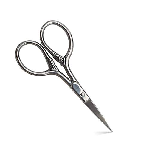 Hair Dough Beard Brush & Comb, Scissors Set for Men, Set Includes Soft Boar Bristle Brush, Bamboo Wide Tooth Comb, and Mustache Trimming Scissors, Straighten & Soften Your Beard