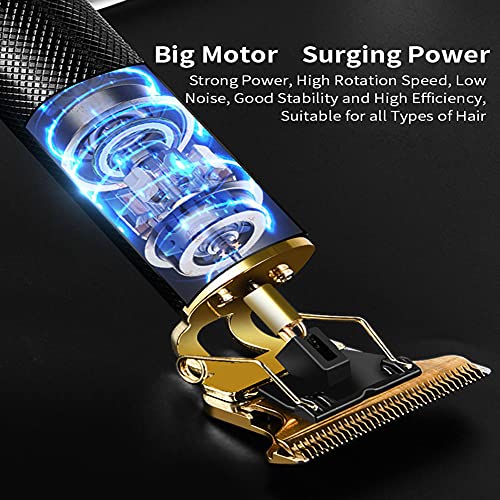 QYY Hair Engraving Pen Shaver, Professional Rechargeable Hair Trimmer Clipper, Stainless Steel Lettering Clipper Styling Tools for Hair/Eyebrows/Beards