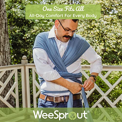 WeeSprout Baby Wraps Carrier - Perfect Child Sling for Newborn and Infant, Enhances Bonding, Soft and Breathable, Ideal for Babywearing