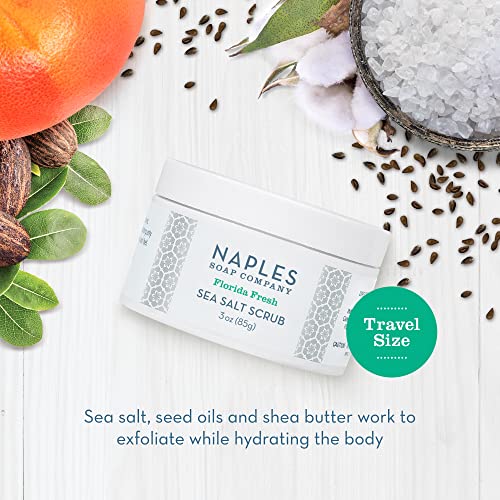 Naples Soap Company Cult Classics Collection Gift Set β Natural Soap, Body Butter, Sea Salt Scrub, Shampoo and Conditioner Bars β Eco-Friendly, Cruelty-Free, No Parabens or Silicones β Florida Fresh