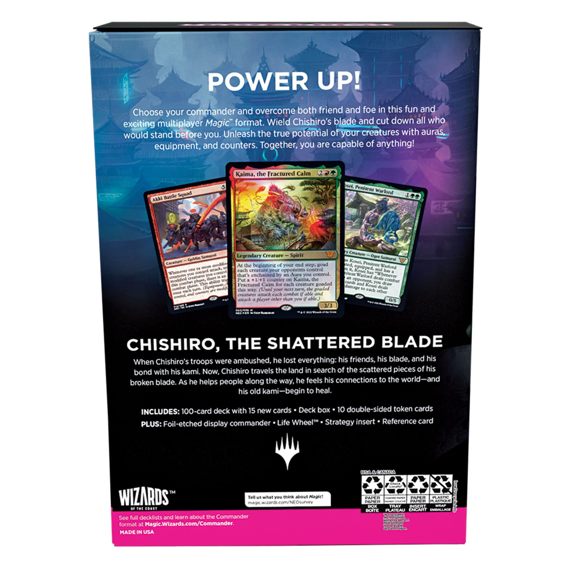 Magic: The Gathering Kamigawa: Neon Dynasty Commander Deck β Upgrades Unleashed (Red-Green)