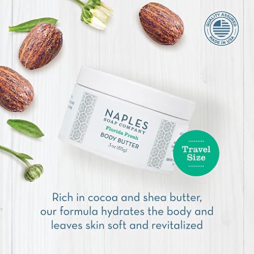 Naples Soap Company Cult Classics Collection Gift Set β Natural Soap, Body Butter, Sea Salt Scrub, Shampoo and Conditioner Bars β Eco-Friendly, Cruelty-Free, No Parabens or Silicones β Florida Fresh